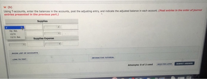 Solved Brief Exercise 4-4 (Part Level Submission Blossom | Chegg.com