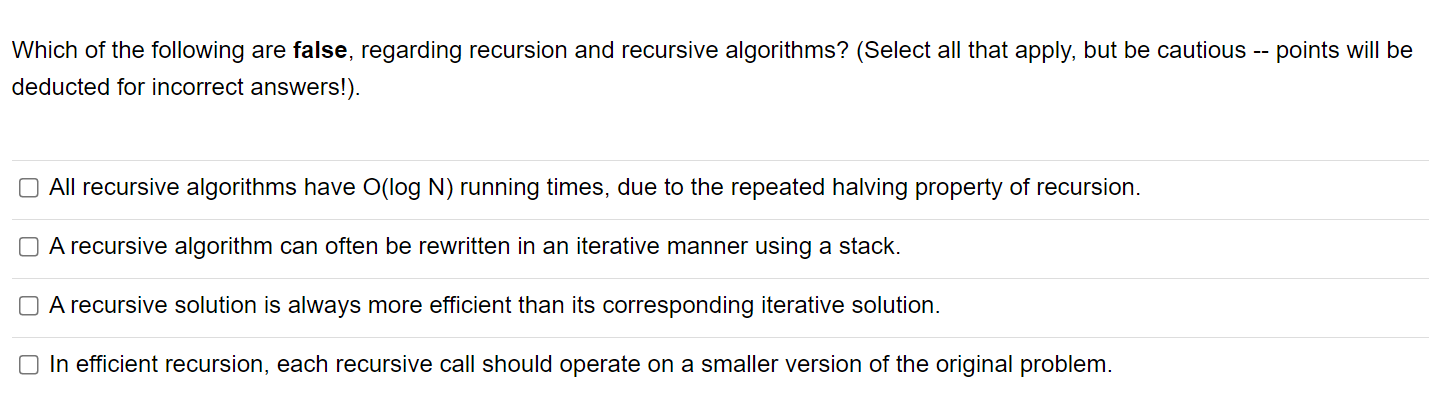 Solved Given the following array of size 10: | Chegg.com