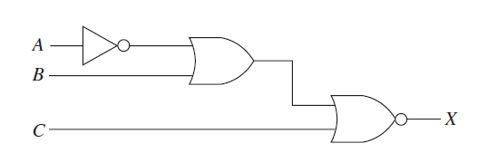 Solved Redraw the logic circuit to its equivalent using only | Chegg.com