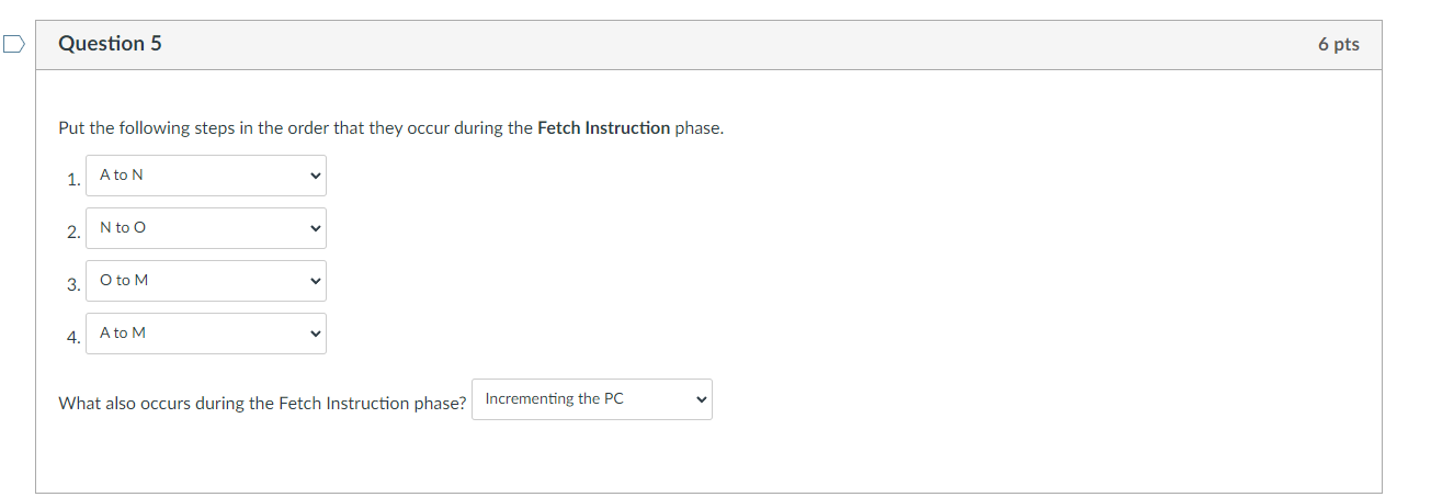 Put the following steps in the order that they | Chegg.com