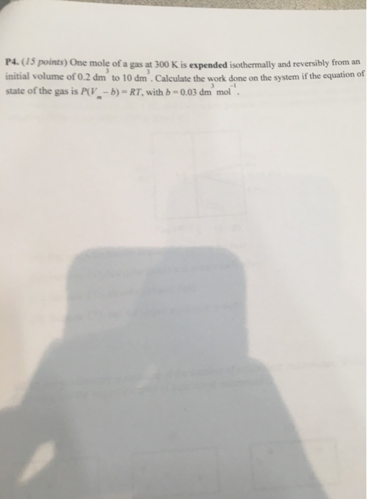 Solved Problem Solving: PI. (20 poits) Suppose that 1.00 mol | Chegg.com Solved Problem Solving: PI. (20 poits) Suppose that 1.00 mol | Chegg.com