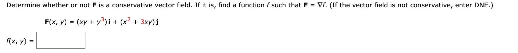 Solved Determine whether or not F is a conservative vector | Chegg.com