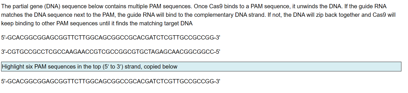 Solved The partial gene (DNA) ﻿sequence below contains | Chegg.com