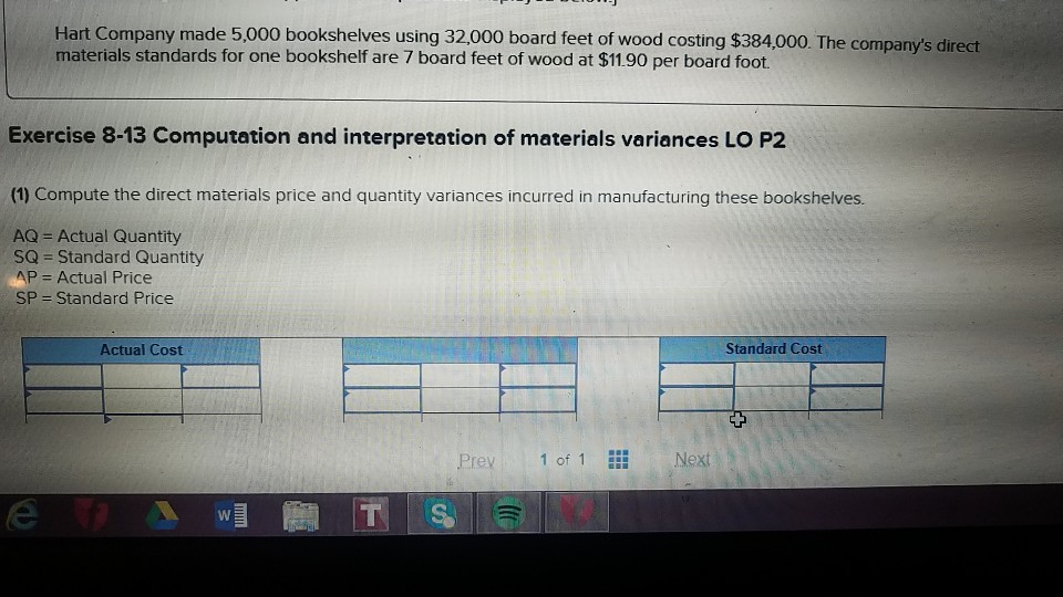 Solved SP-Standard Price Total variable overhead cost | Chegg.com