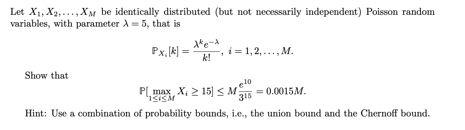 Solved Let X1, X2, ..., Xm be identically distributed (but | Chegg.com