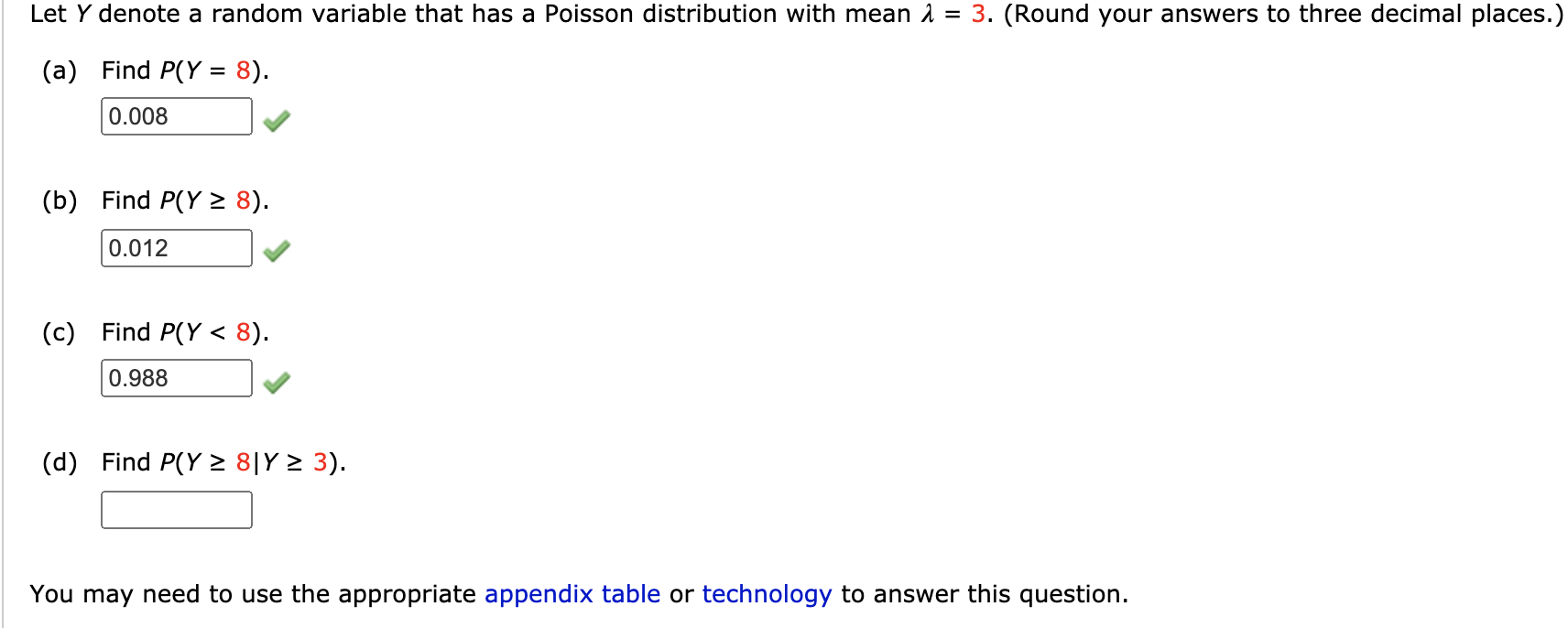 Solved Let Y denote a random variable that has a Poisson | Chegg.com