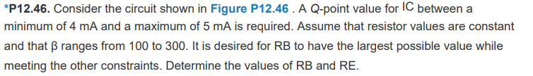 Solved *P12.46. Consider the circuit shown in Figure P12.46 | Chegg.com