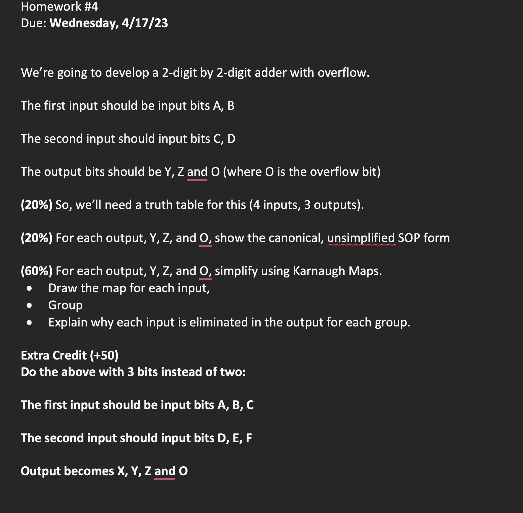 Solved Homework \#4 Due: Wednesday, 4/17/23 We're going to | Chegg.com