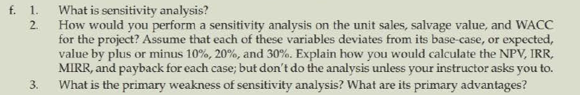 Solved TABLE IC 13.1 Allied's Lemon Juice Project (in | Chegg.com