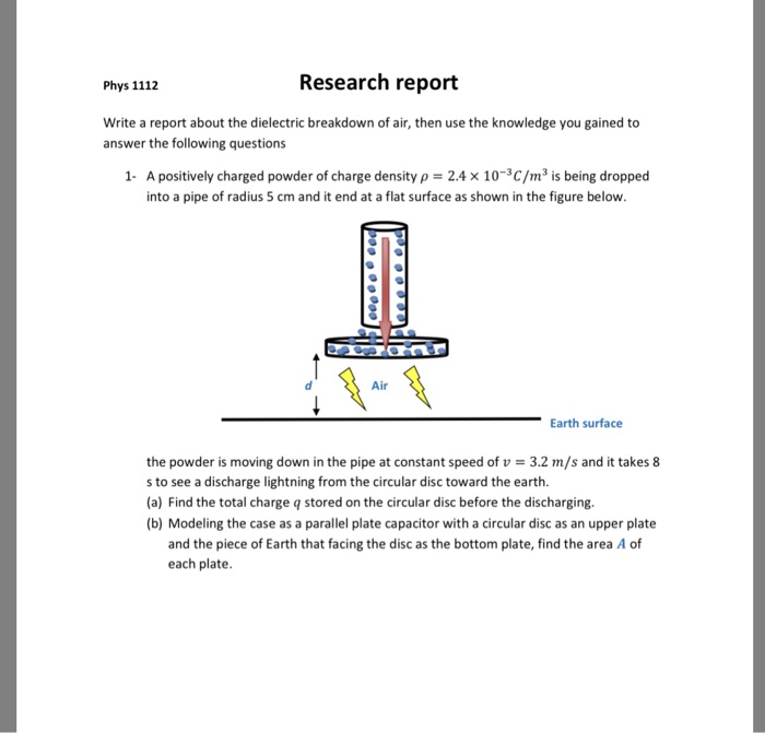 Solved Phys 1112 Research report Write a report about the | Chegg.com