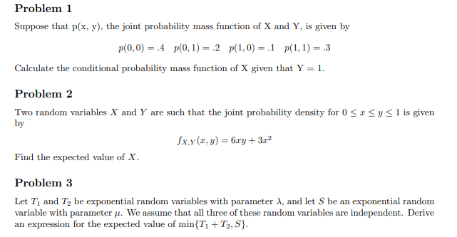 Solved Suppose that p(x,y), the joint probability mass | Chegg.com