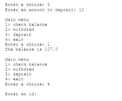 Solved In phase 2, you will implement Bank ATM Machine | Chegg.com