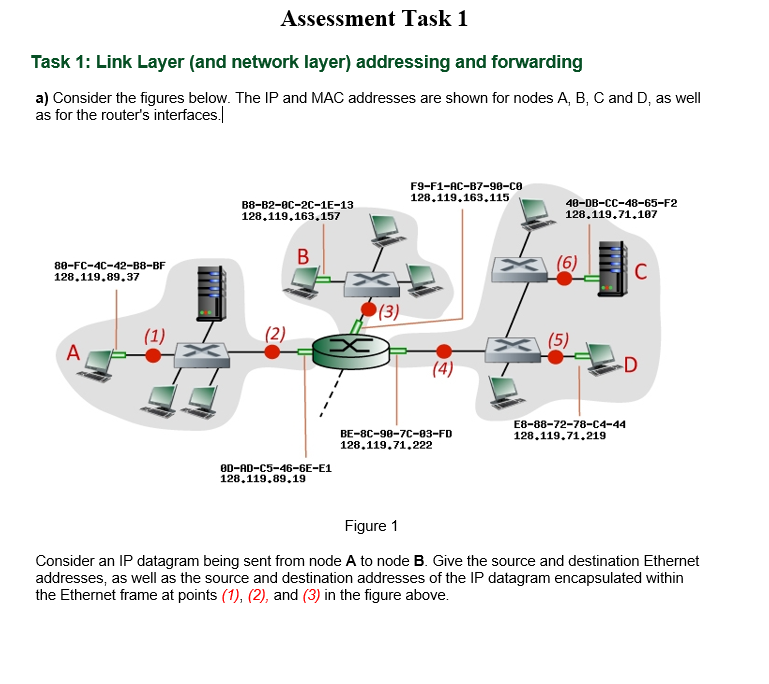 Solved Hello I need help with completing two Tasks for my | Chegg.com