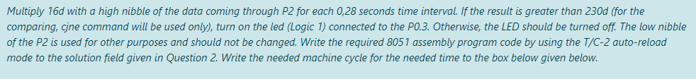 Multiply 16d with a high nibble of the data coming | Chegg.com