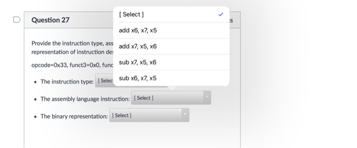 Provide the instruction type, assembly language | Chegg.com