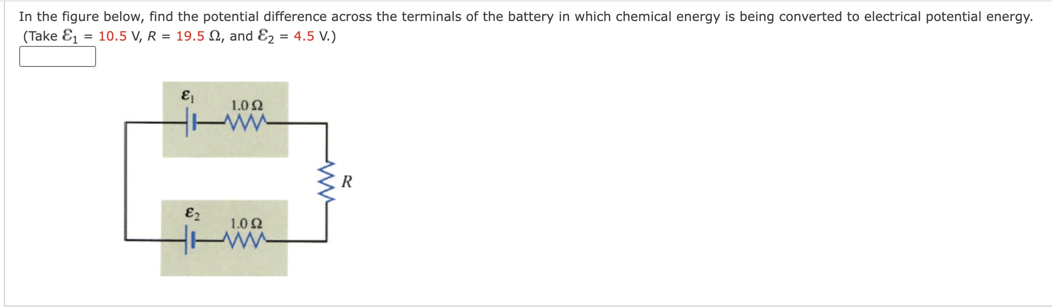 Solved In the figure below, find the potential difference | Chegg.com