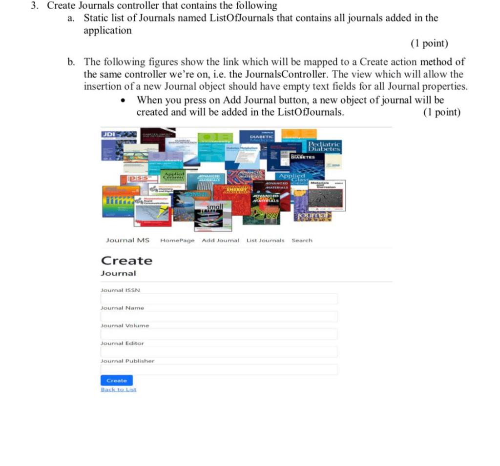 Solved The Journals management system software makes the | Chegg.com