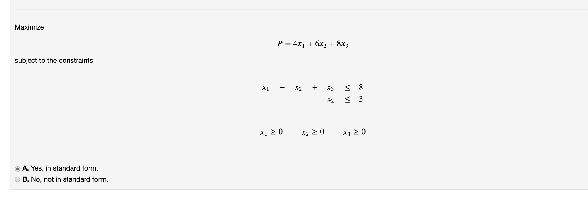 Solved (4 points) For each system, determine if it is in | Chegg.com