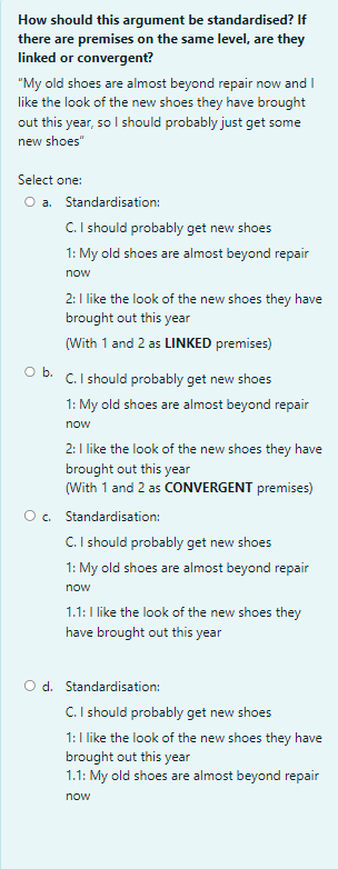 Solved How should this argument be standardised? If there | Chegg.com