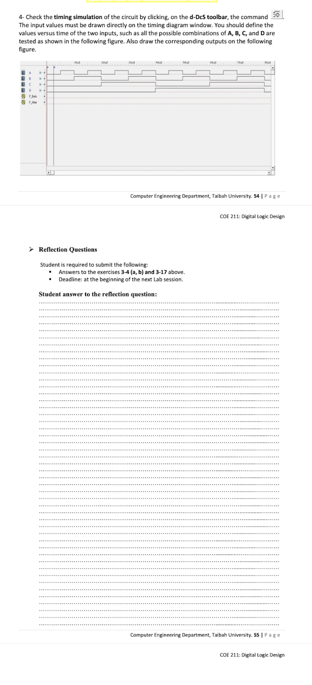 COE 211: Digital Logic Design Lab 3: Gate-Level | Chegg.com