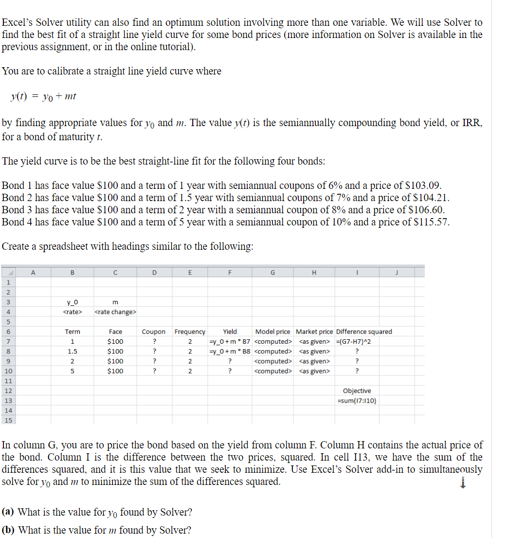 Solved Excel S Solver Utility Can Also Find An Optimum