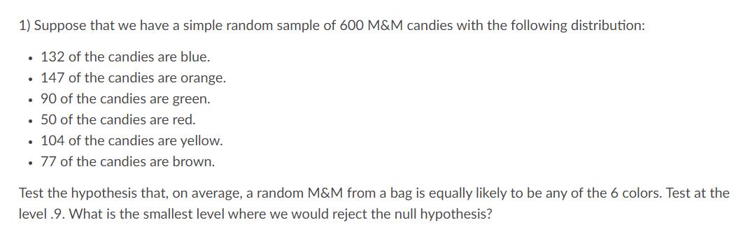 Solved 1) Suppose that we have a simple random sample of 600 | Chegg.com