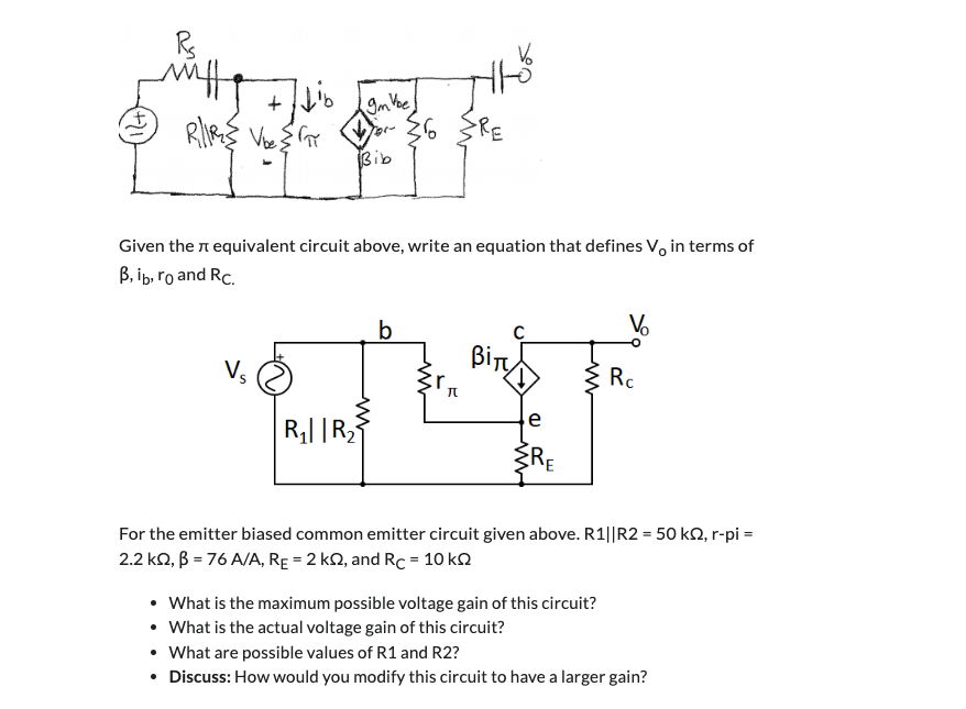 Solved Refer to the AC N-type MOSFET circuit operating in | Chegg.com