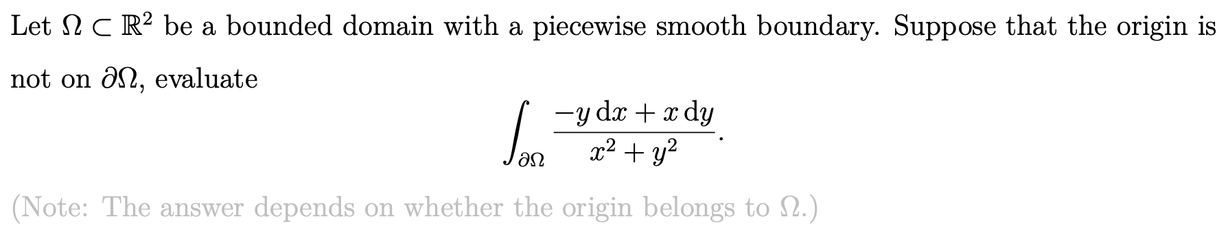 Solved Let Ω⊂R2 be a bounded domain with a piecewise smooth | Chegg.com