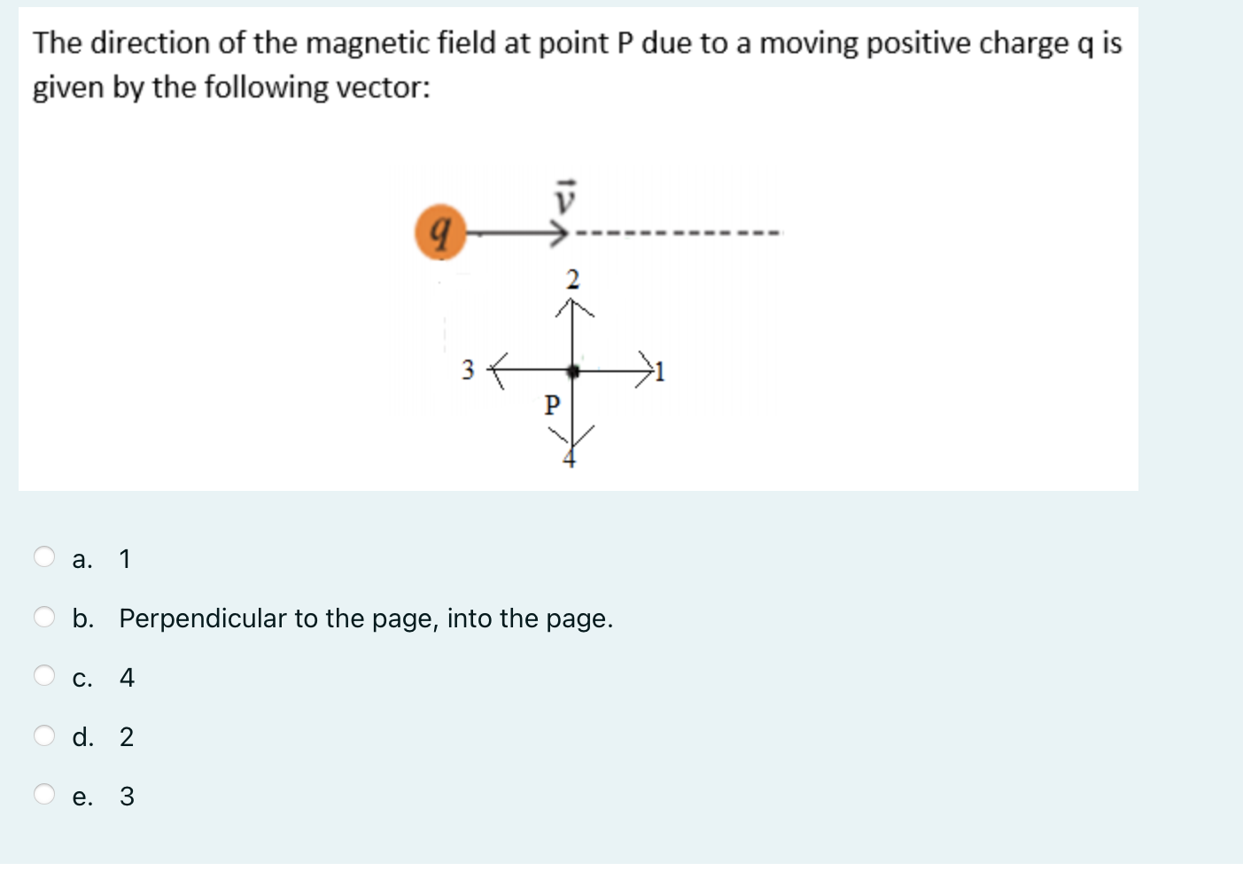 Solved The direction of the magnetic field at point P due to | Chegg.com