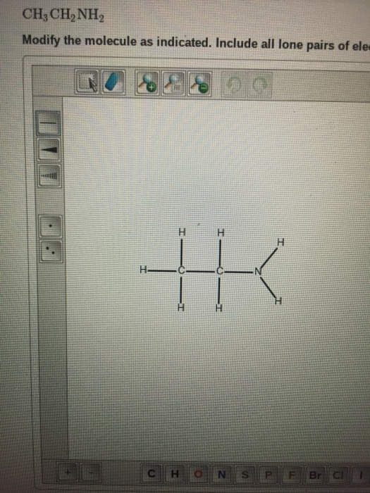 Solved CH; CH NH2 Modify the molecule as indicated. Include | Chegg.com