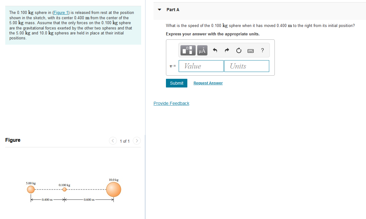 Solved The 0.100 kg sphere in is released from rest at the | Chegg.com