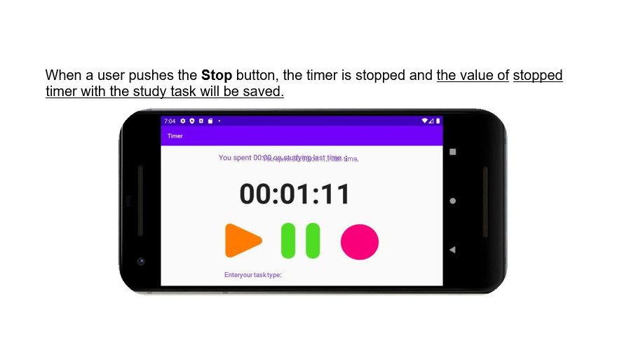 Mobile Application Dev Android Study Timer App Chegg