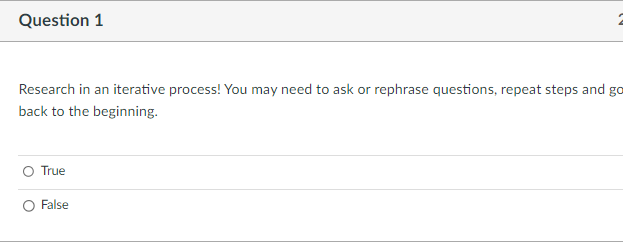 Research in an iterative process! You may need to ask | Chegg.com