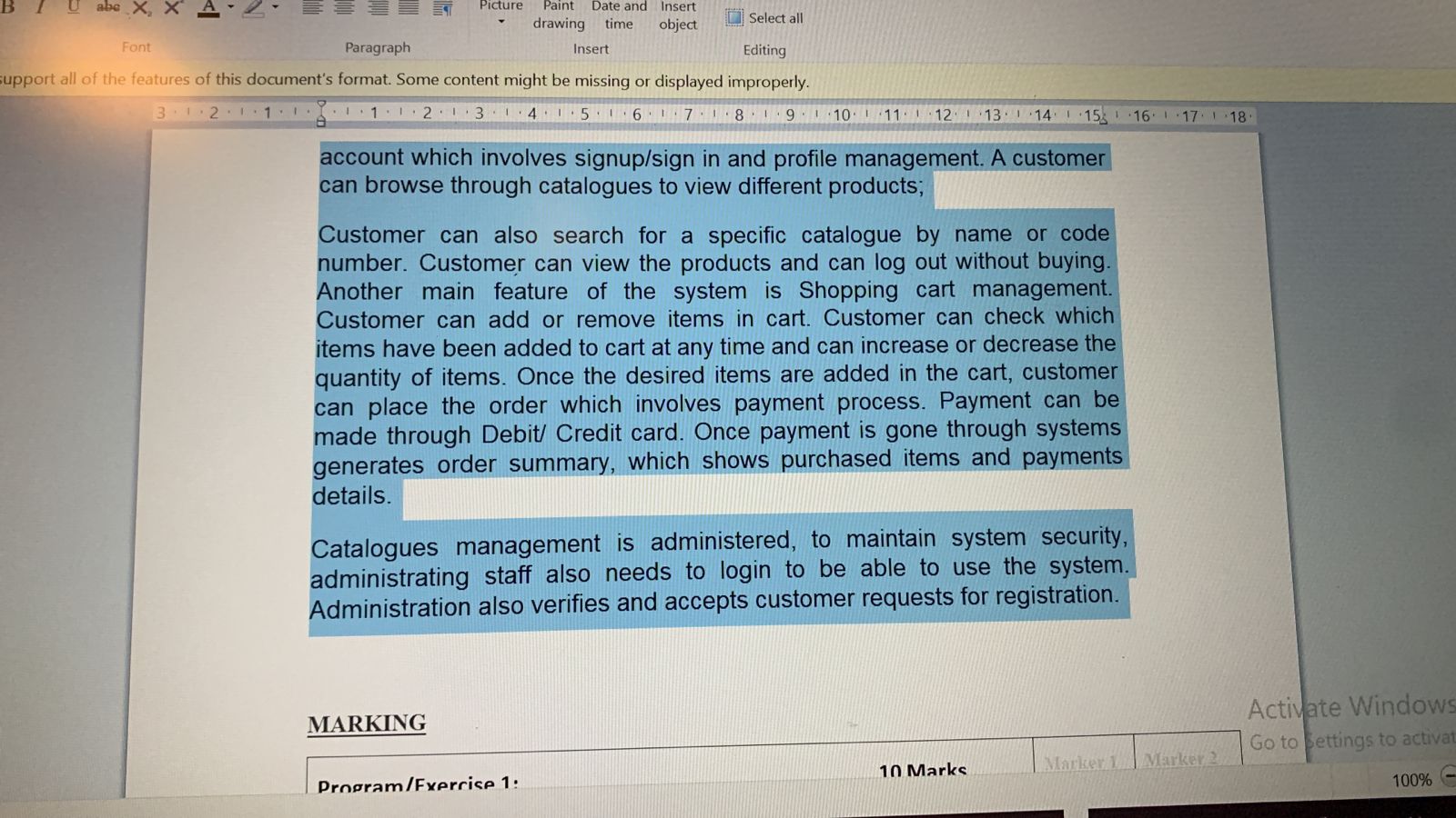 Solved Exercise 3 2 Draw A Class Diagram For The Case Study Chegg
