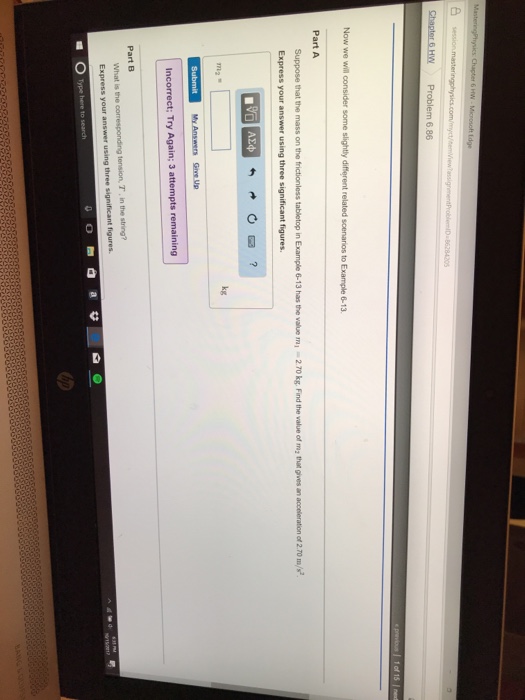 Solved 6.86 Problem 6.86 Example 6-13 depicts the following | Chegg.com