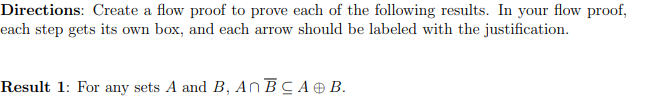 Solved Directions: Create a flow proof to prove each of the | Chegg.com
