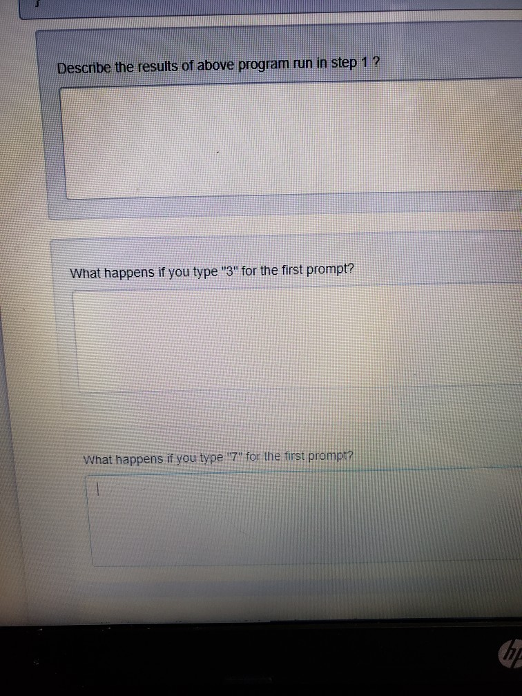 Solved STEP 1: Type (do not copy and paste) Program 1 into a | Chegg.com