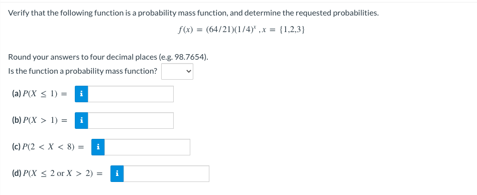 Solved Verify that the following function is a probability | Chegg.com