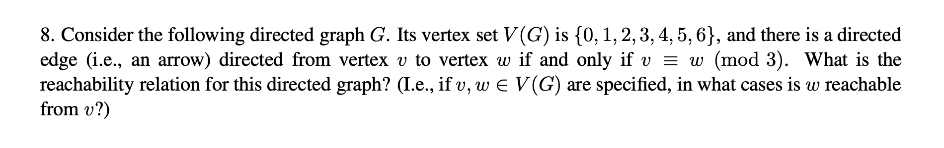 Solved 8. Consider the following directed graph G. Its | Chegg.com