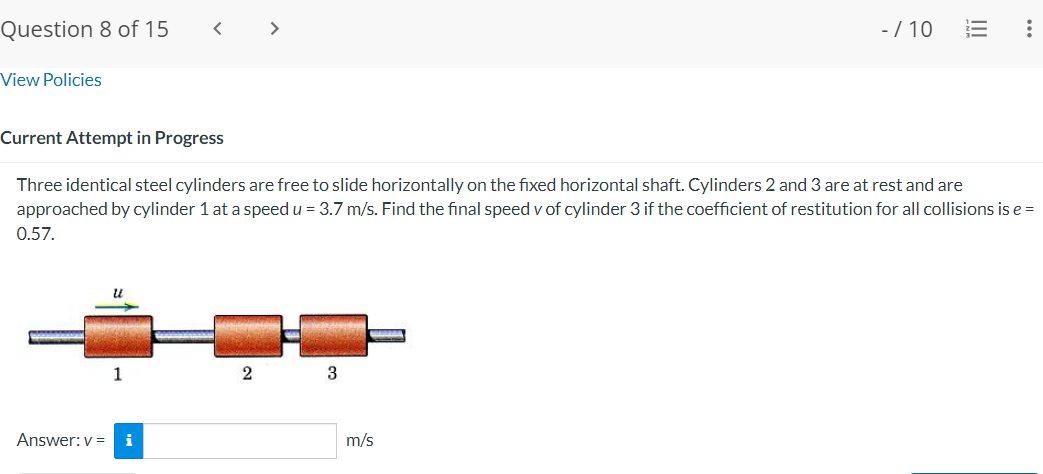 Solved Three identical steel cylinders are free to slide | Chegg.com