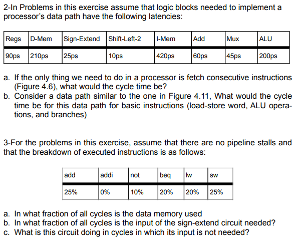 Solved 2-In Problems in this exercise assume that logic | Chegg.com