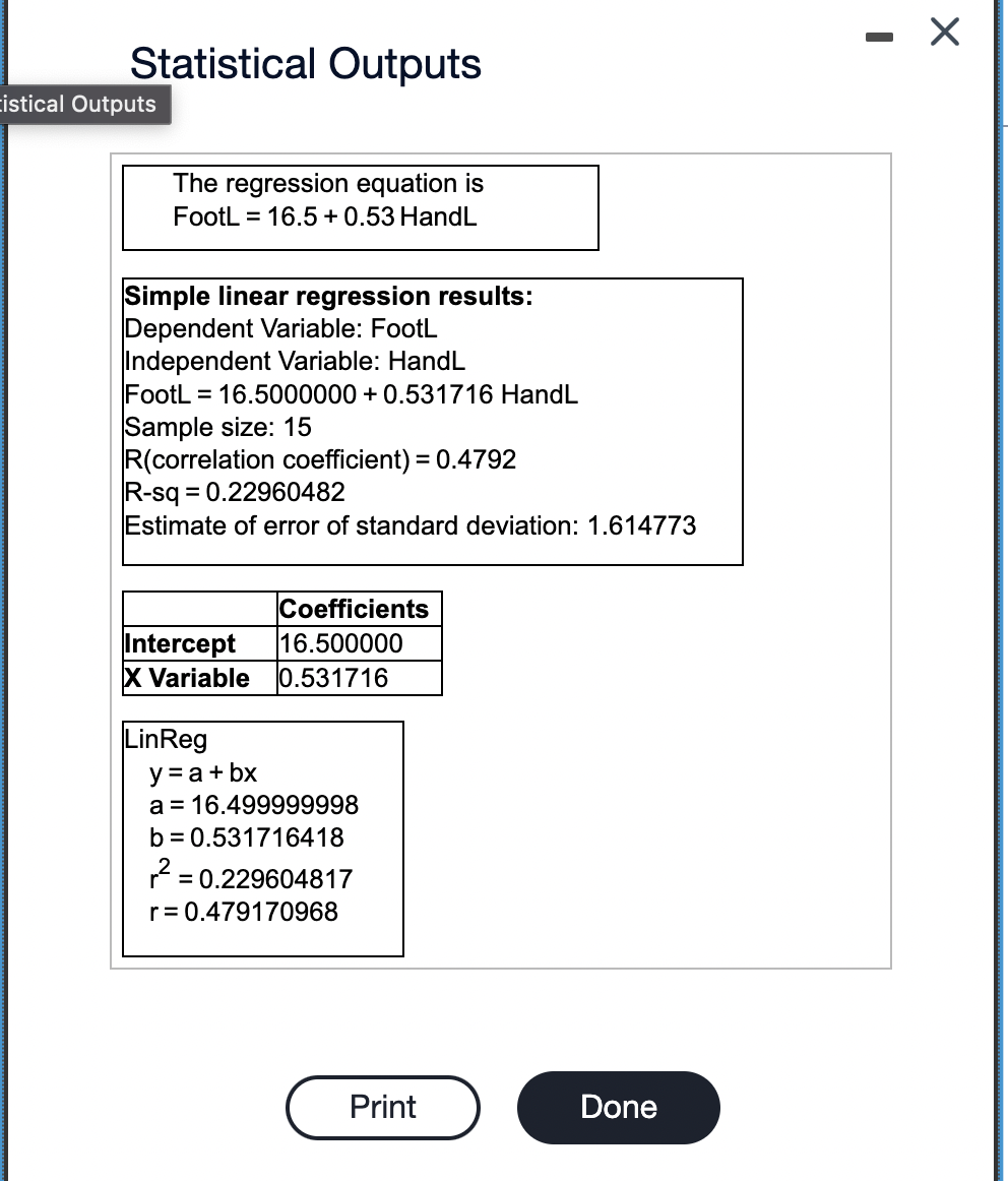Solved Measurements were made for a sample of adult men. | Chegg.com