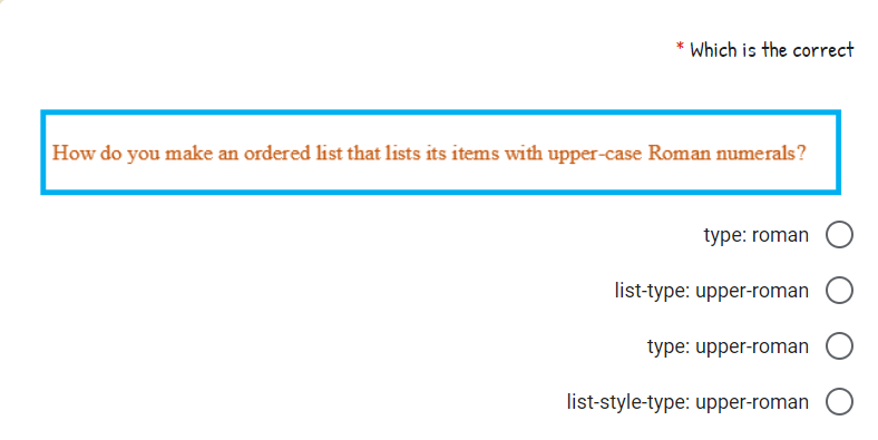 Solved Which is the correct The property specifies the | Chegg.com
