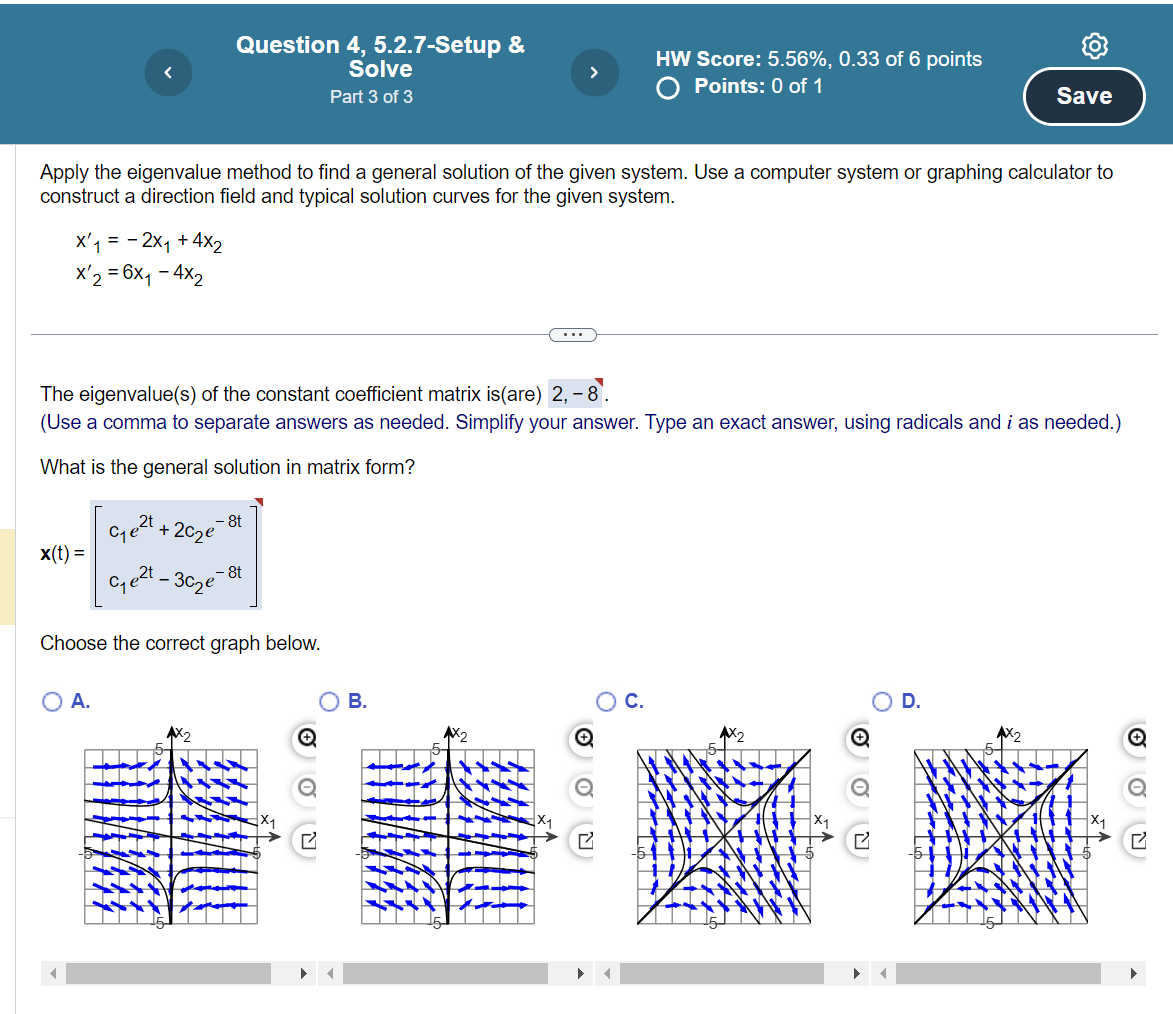 Solved Apply the eigenvalue method to find a general | Chegg.com Solved Apply the eigenvalue method to find a general | Chegg.com