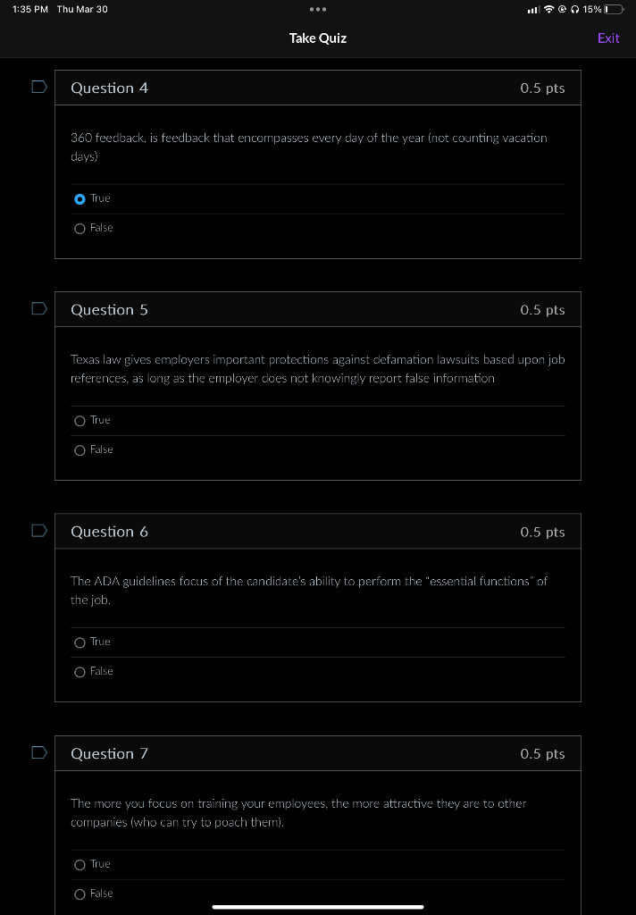 Solved 360 feedback, is feedback that encompasses every day | Chegg.com