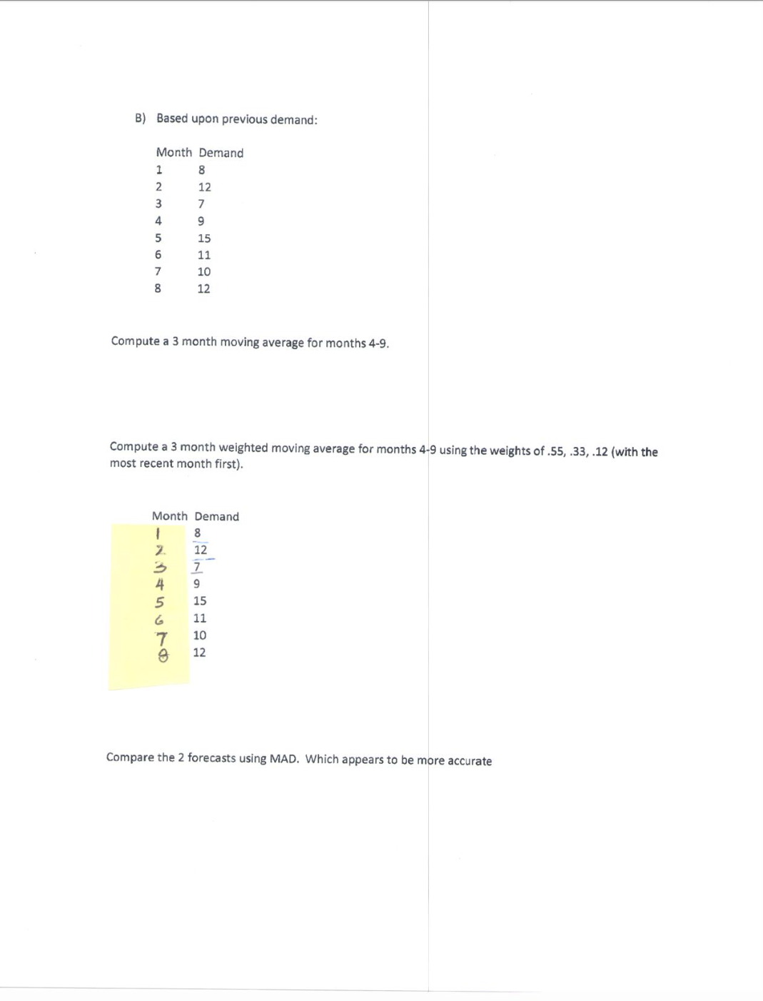 Solved Please show all work so I can learn and understand | Chegg.com