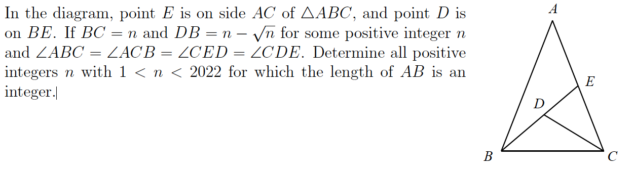 Solved In the diagram, point E is on side AC of AABC, and | Chegg.com