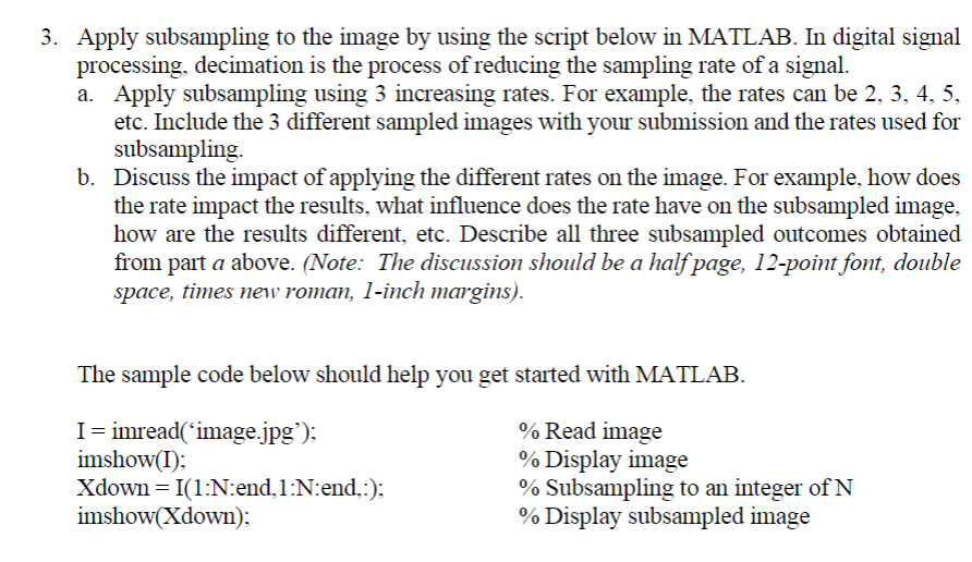 Struggling with this problem. Pls answer in matlab | Chegg.com