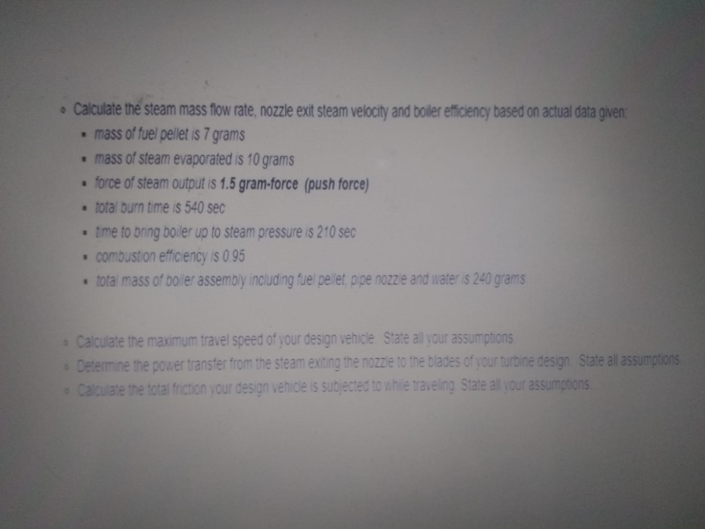 Calculate the steam mass flow rate, nozzle exit | Chegg.com
