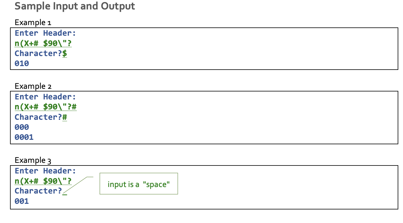 Solved Part A. [2 marks] Part 1 Header Encoding Write a | Chegg.com